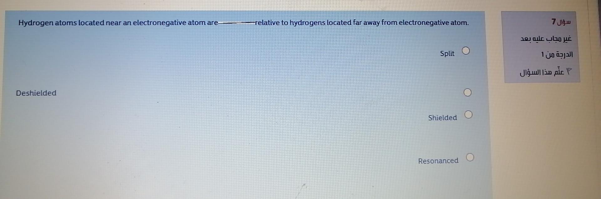 Solved Hydrogen atoms located near an electronegative atom | Chegg.com