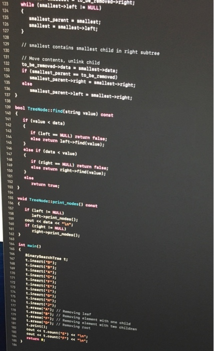 Solved a) Add to the TreeNode class a pointer to the parent | Chegg.com