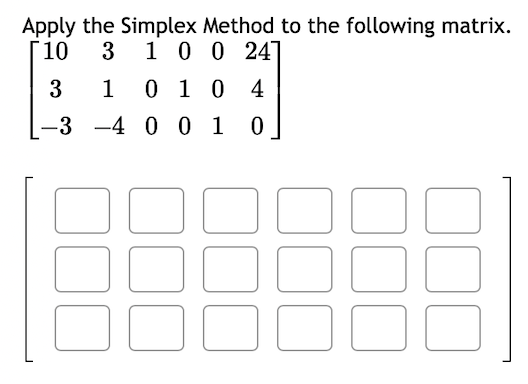 Apply the Simplex Method to the following | Chegg.com