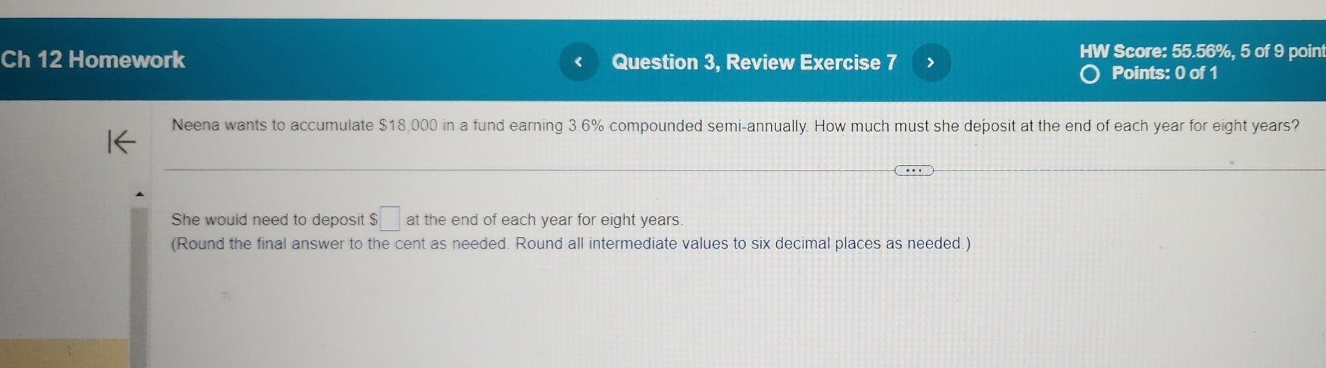 Solved Ch 12 ﻿HomeworkQuestion 3, ﻿Review Exercise 7HW | Chegg.com