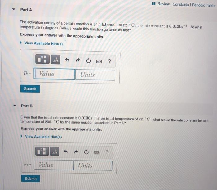 Solved Review Constants 1 Periodic Table Part A The | Chegg.com