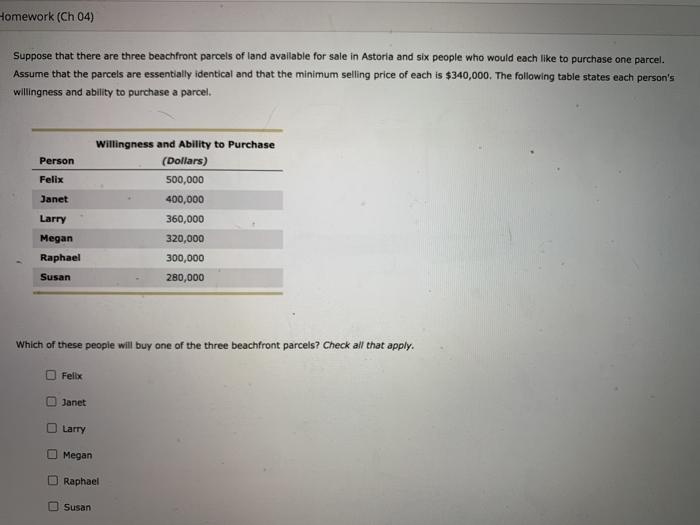 Solved Homework (Ch 04) Suppose that there are three | Chegg.com Solved Homework (Ch 04) Suppose that there are three | Chegg.com