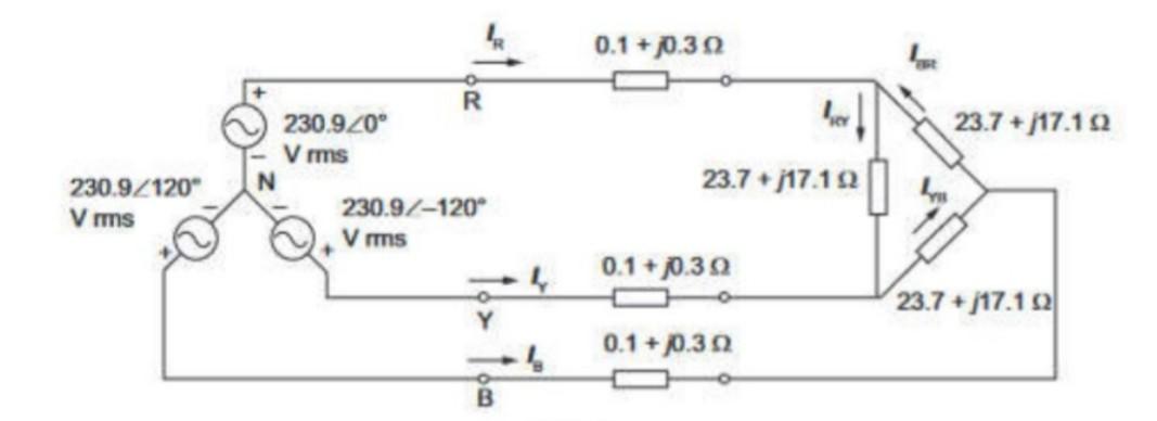 Solved Balanced ∆-connected load with a phase impedance of | Chegg.com