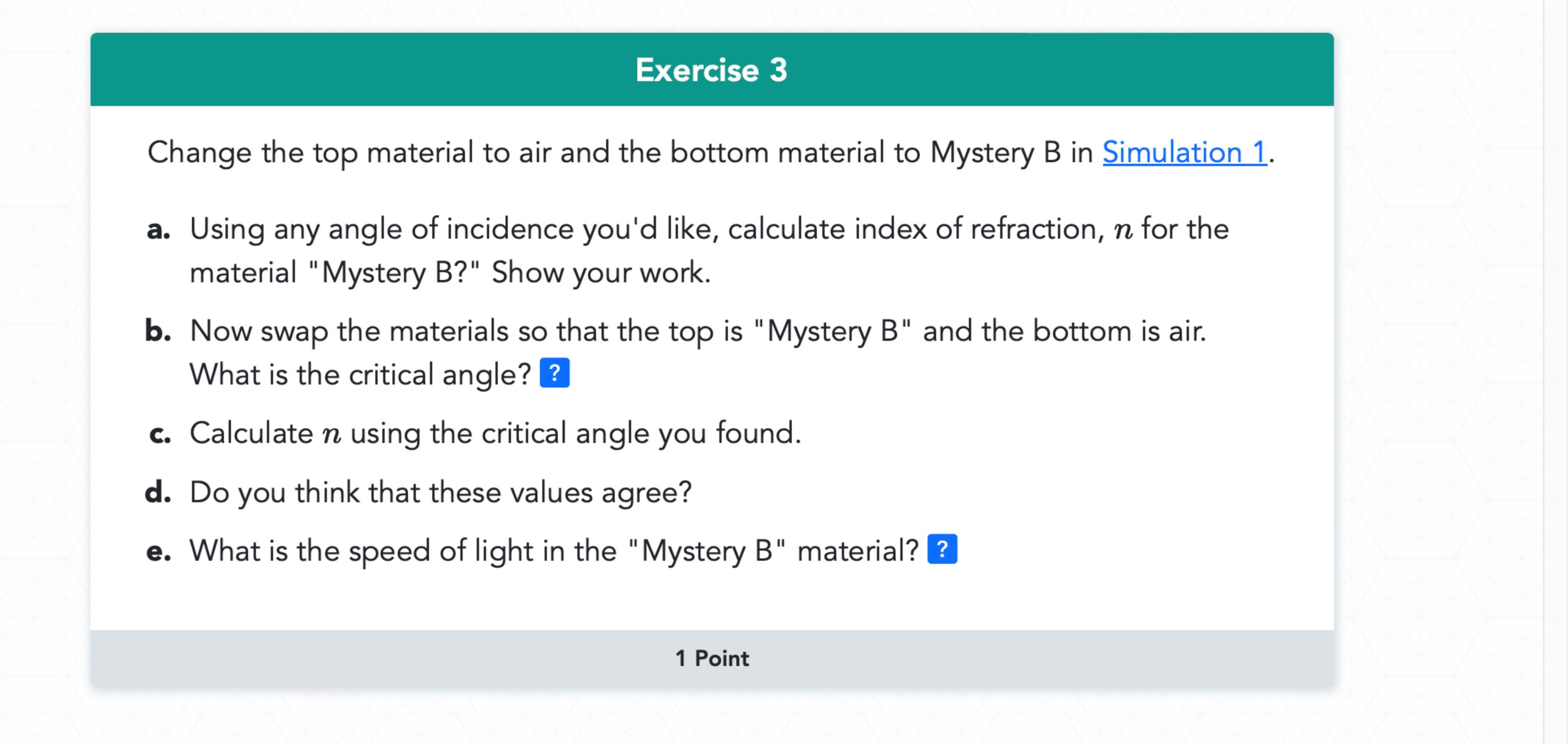 Solved Exercise 3Change the top material to air and the | Chegg.com