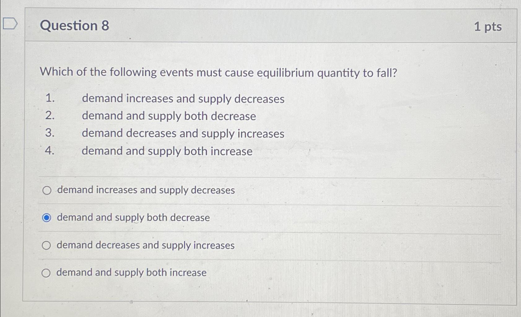 Solved Question 81 ﻿ptsWhich of the following events must | Chegg.com