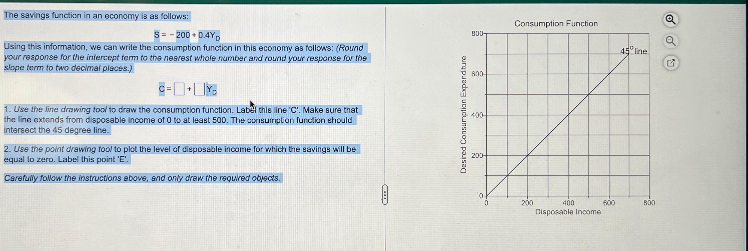 Solved The savings function in an economy is as | Chegg.com