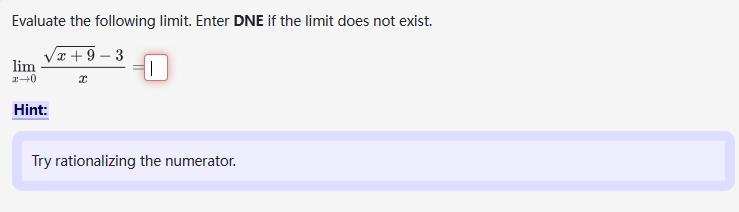Solved Evaluate the following limit. ﻿Enter DNE if the limit | Chegg.com