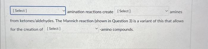 Solved amination reactions create amines from | Chegg.com