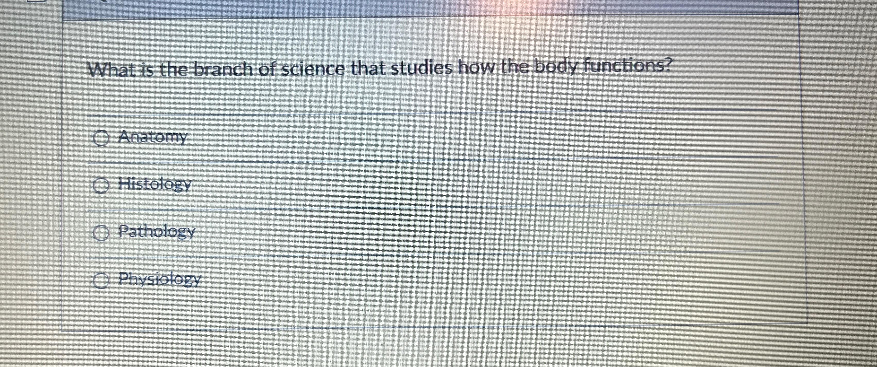 Solved What is the branch of science that studies how the | Chegg.com