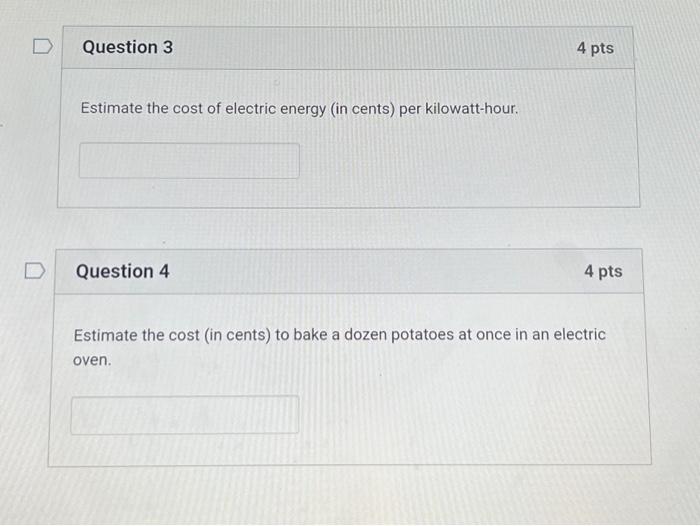 Solved Estimate the power usage (in watt) of a typical | Chegg.com