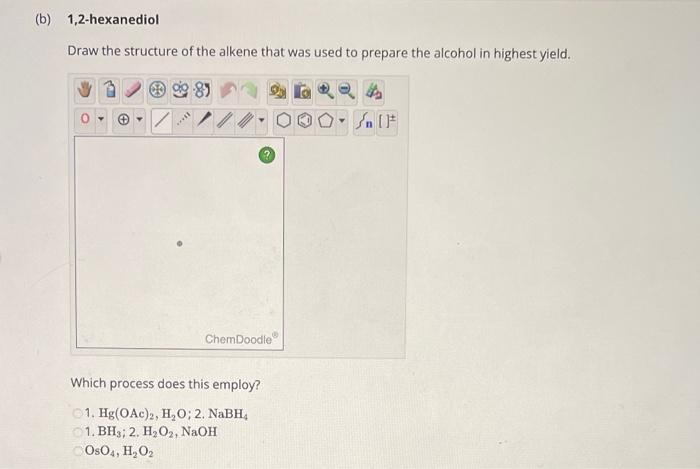 Show how each alcohol or diol can be prepared from an | Chegg.com