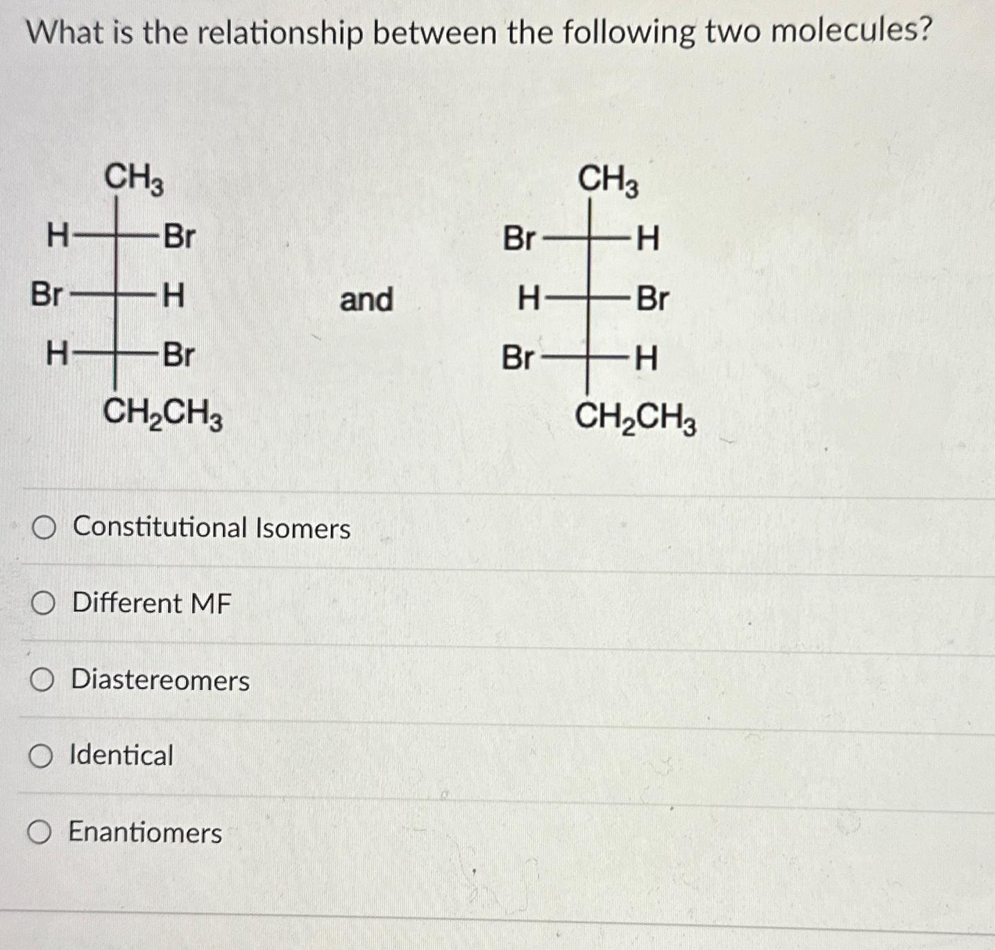 Solved What is the relationship between the following two | Chegg.com
