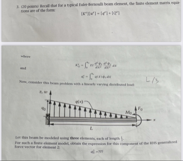 Solved (20 ﻿points) ﻿Recall that for a typical | Chegg.com