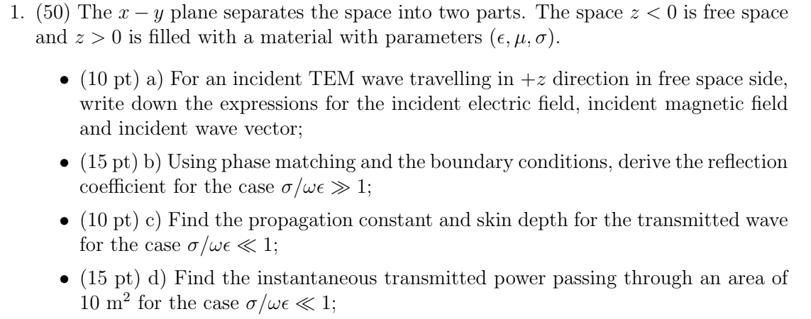 Solved This is an ﻿electromagnetics question. Please take | Chegg.com