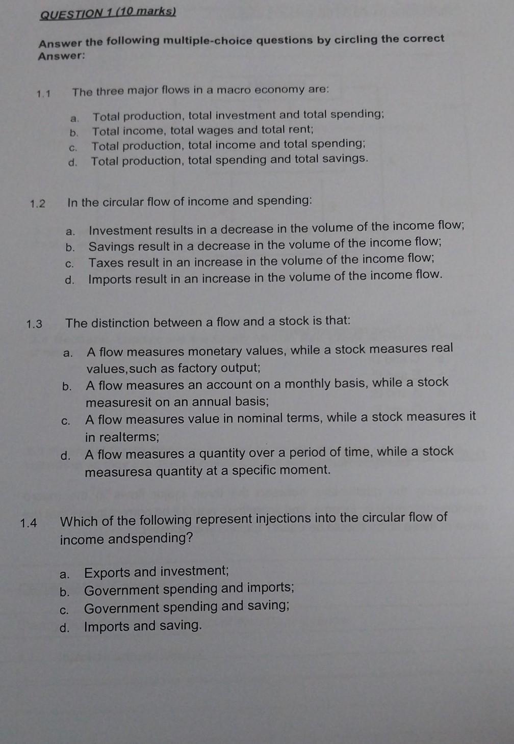 Solved Answer the following multiple-choice questions by | Chegg.com