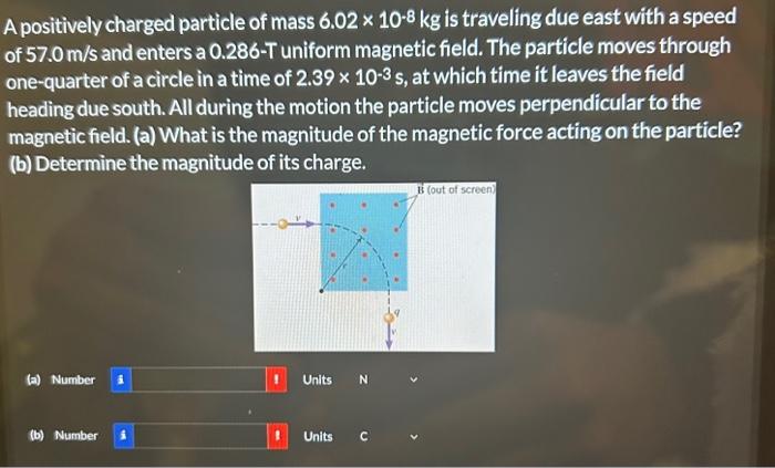 Solved An a-particle has a charge of +2e and a mass of | Chegg.com