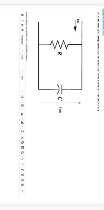 Solved Find the time constant, T in the circuit given below | Chegg.com