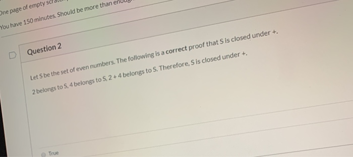 Solved One page of empty s dll You have 150 minutes. Should | Chegg.com