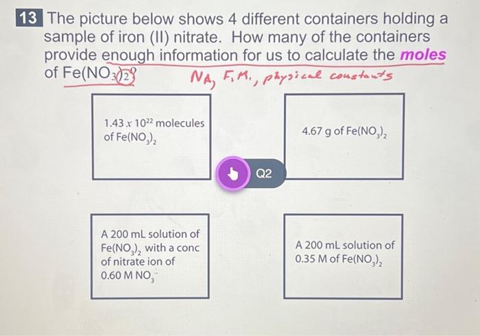 Solved 3 The picture below shows 4 different containers | Chegg.com