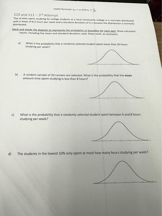 Solved Useful formulas μα−μ and σα−π0 $10 and 511 - 3ra | Chegg.com
