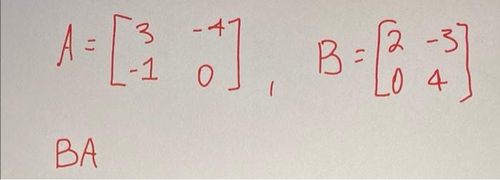 Solved 1: [], B-a 3 -1 - ] В O 12 - 3 LO 4 BA | Chegg.com