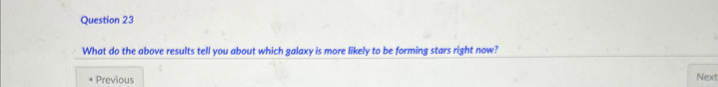 Solved Question 23What do the above results tell you about | Chegg.com