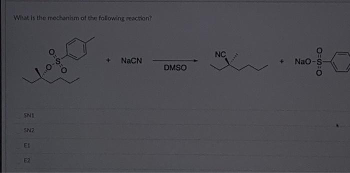 Solved What is the mechanism of the following reaction? NC | Chegg.com
