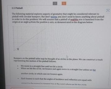 Solved 2.5 ﻿PinhallThe following material explores aspects | Chegg.com