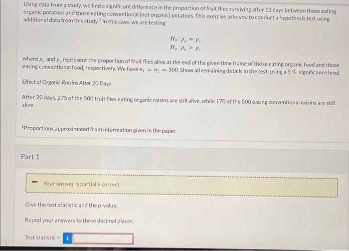 Solved Using data from a study, we find a significant | Chegg.com