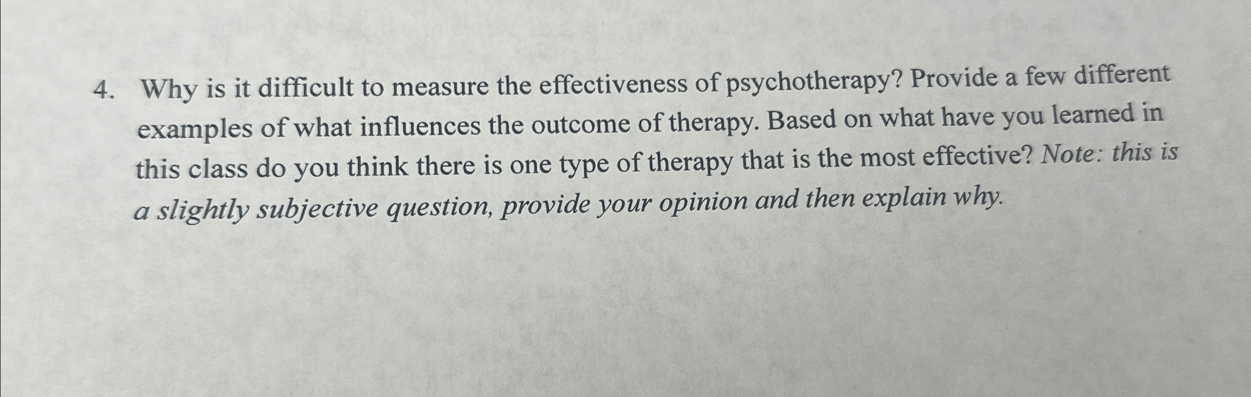 Solved Why is it difficult to measure the effectiveness of | Chegg.com