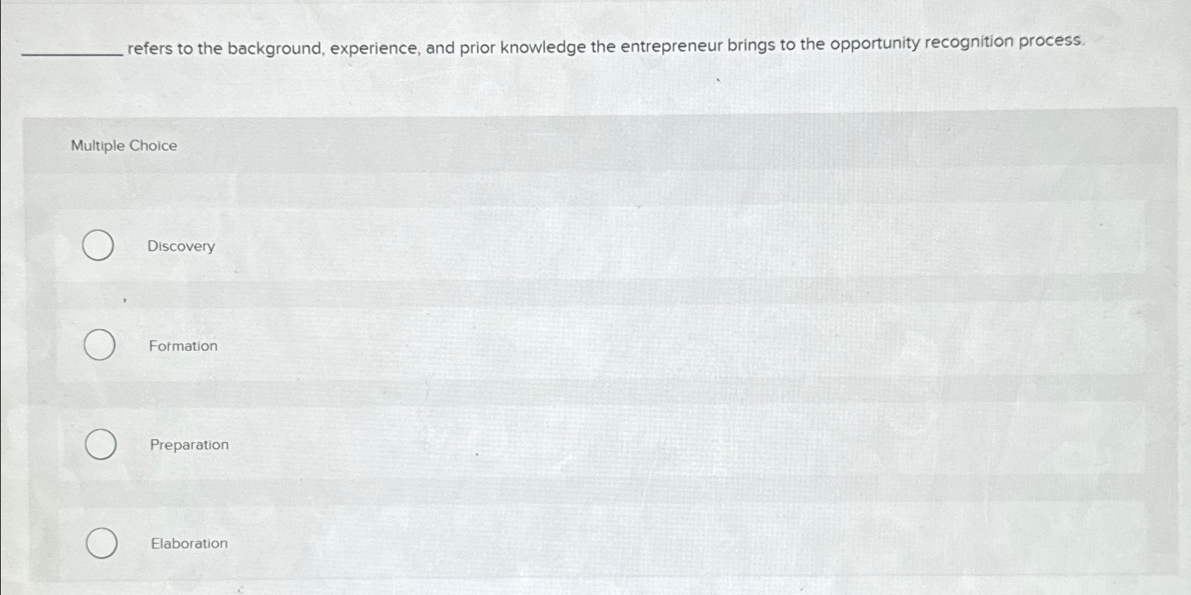 Solved refers to the background, experience, and prior | Chegg.com