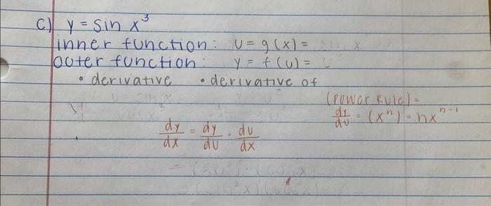 Solved Need Help Finding The Inner Function Outer Function 5833