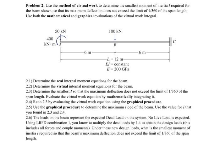 Solved Problem 2: Use the method of virtual work to | Chegg.com