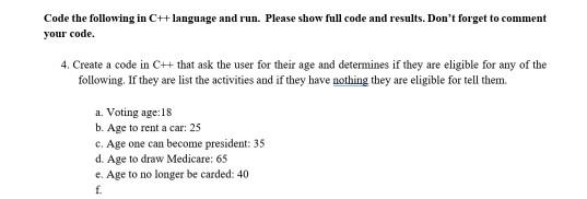 Solved Need Help With Coding Asap Need Both Pseudo Code And 