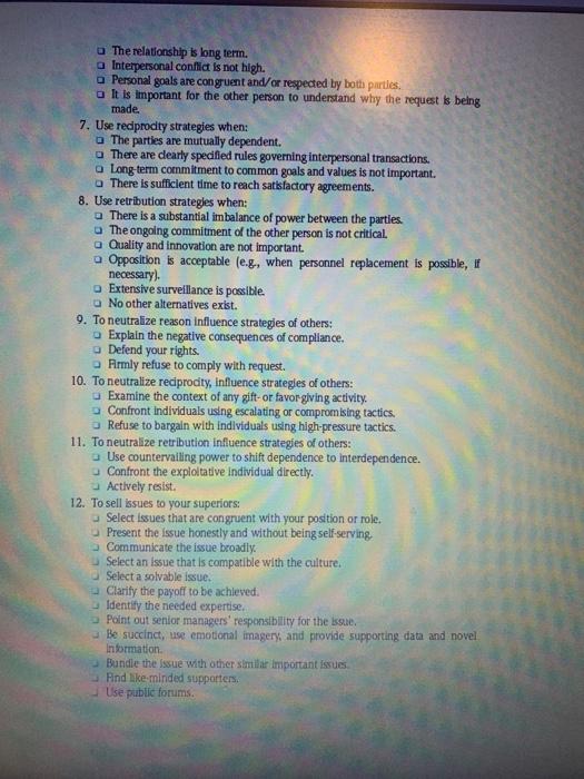 Solved Using the guidelines for gaining power, develop a | Chegg.com