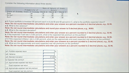Solved Consider the following information about three | Chegg.com