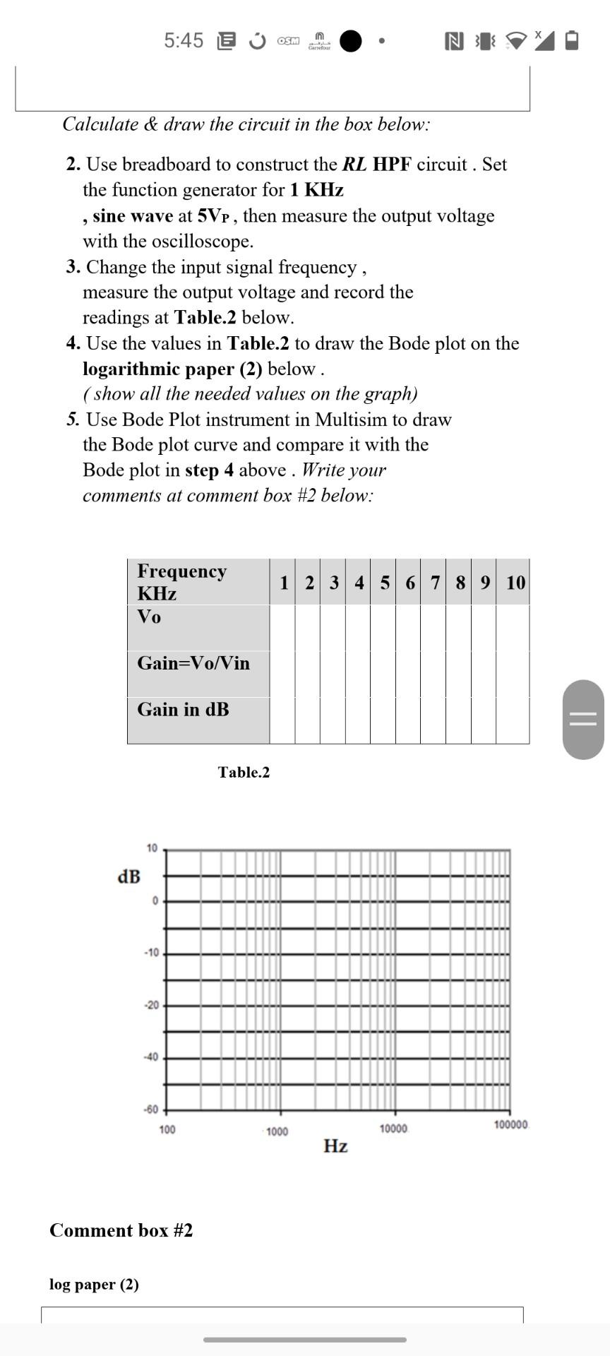 Solved m 5:43 OSM Carnou Objective : Final Project Design | Chegg.com