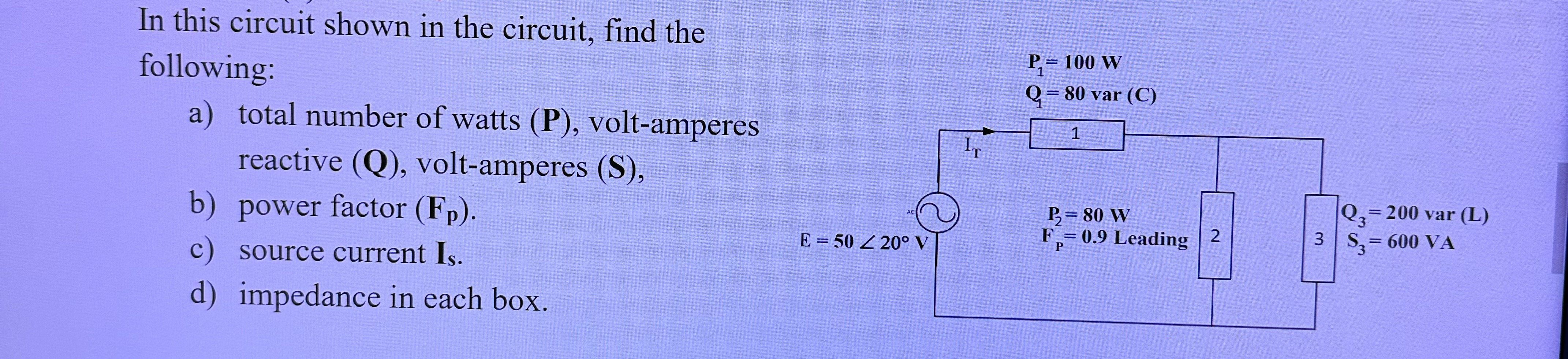 Solved In this circuit shown in the circuit, find | Chegg.com