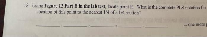 Solved what is the complete PLS notation for the location to | Chegg.com