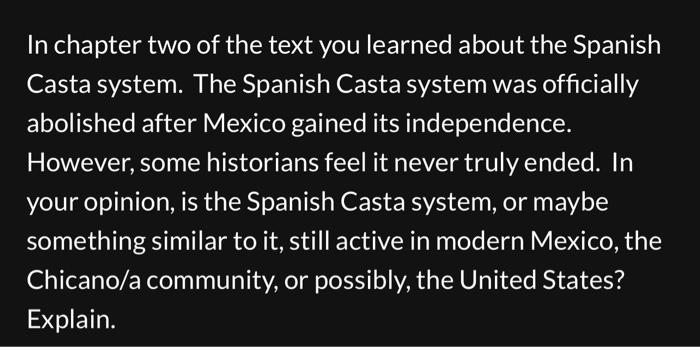 In chapter two of the text you learned about the | Chegg.com