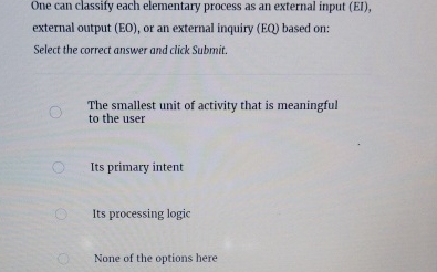 Solved One can classify each elementary process as an | Chegg.com
