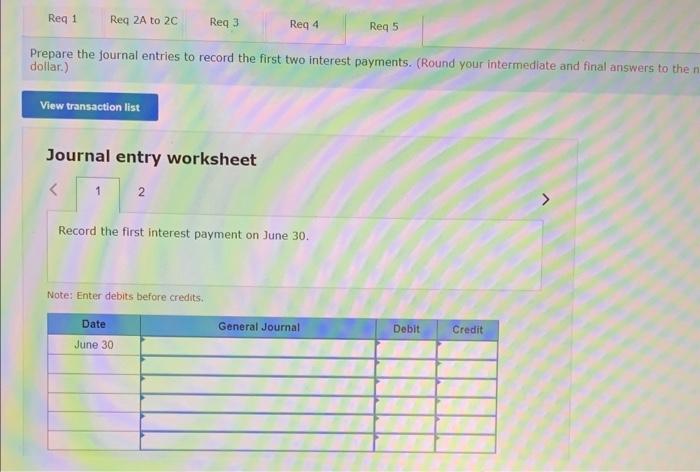 Solved Prepare the January 1 journal entry to record the | Chegg.com