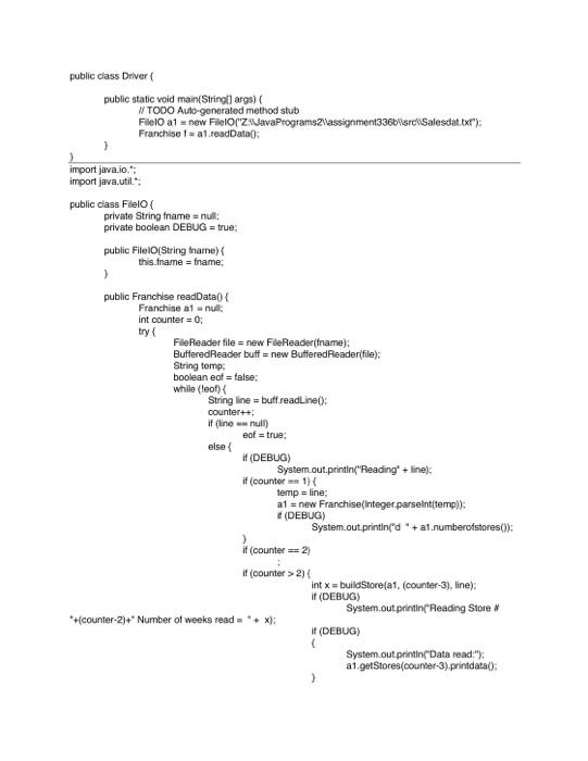 Solved Write a program that opens the salesdat.txt file and | Chegg.com