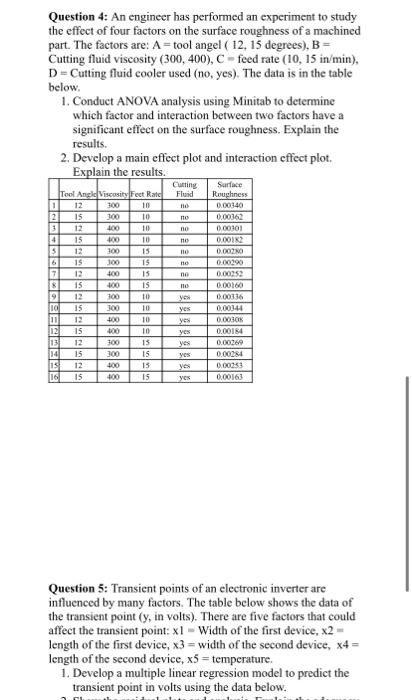 Solved Question 1: Develop a complete failure mode and | Chegg.com