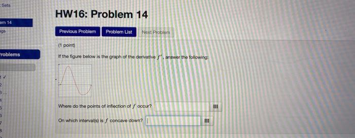 Solved Sots HW16: Problem 14 om 14 gs Previous Problem | Chegg.com