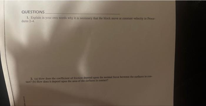 Solved 1. Explain in yout awn words why it is necessary that | Chegg.com