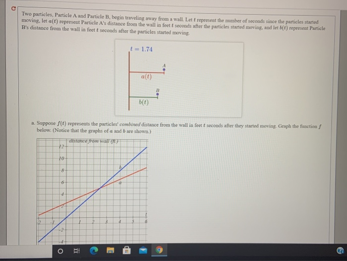 Solved Two particles, Particle A and Particle B, begin | Chegg.com