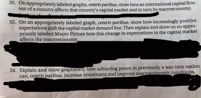 Solved 30. On appropriately labeled graphs, ceteris paribus, | Chegg.com