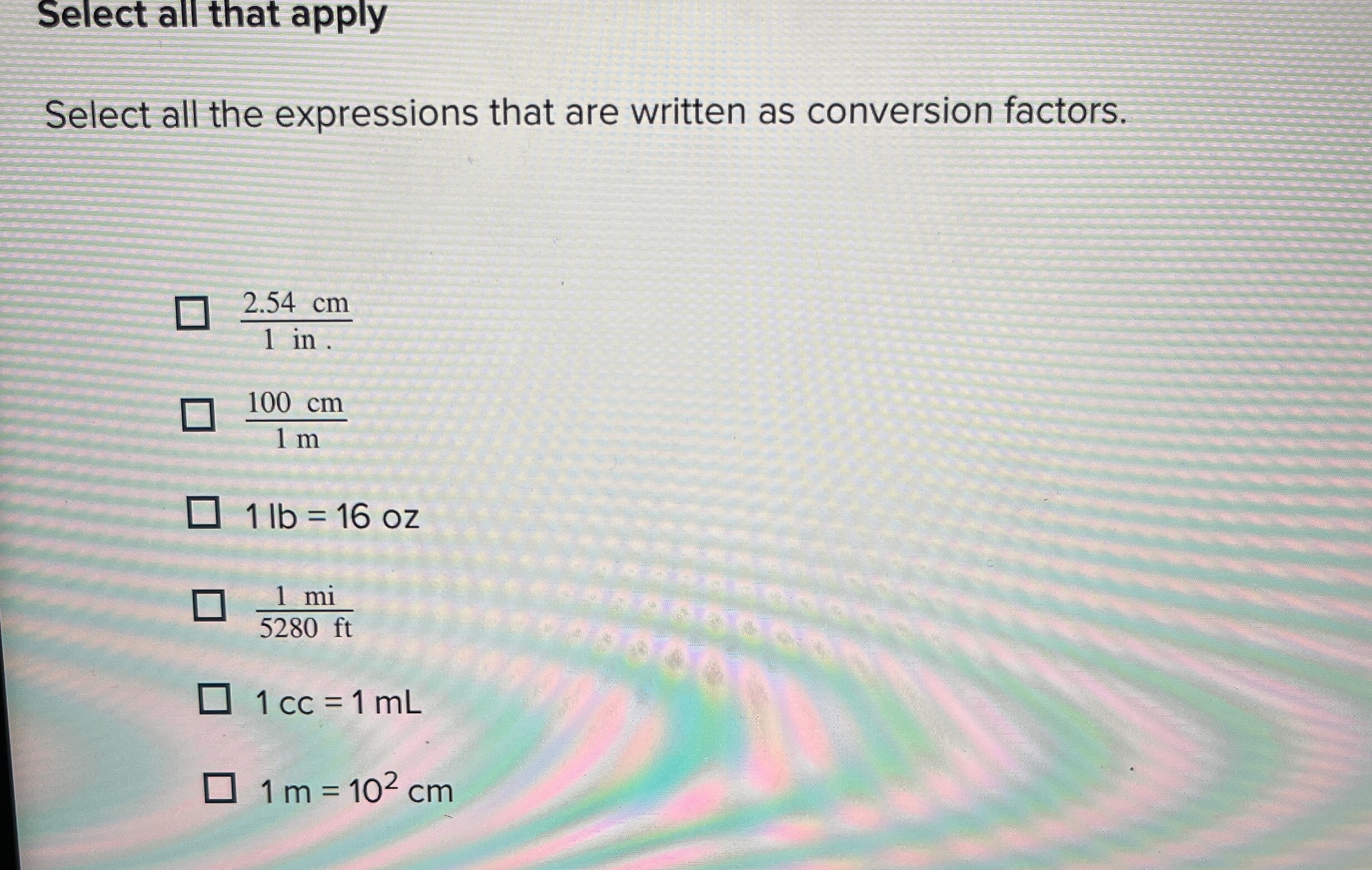 Solved Select all that applySelect all the expressions that | Chegg.com