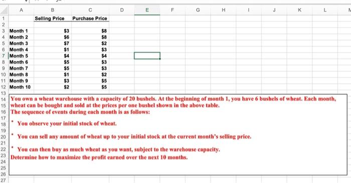 Solved PLEASE ONLY SHOW WORK ON EXCEL AND SOLVER. I need | Chegg.com